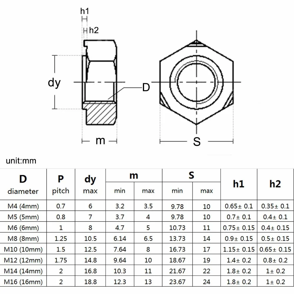 ECROU with Welding Point 20pcs M4 crou Hexagonal En Acier Au Carbone ECROU with Welding Point 20pcs M4 crou Hexagonal En Acier Au Carbone