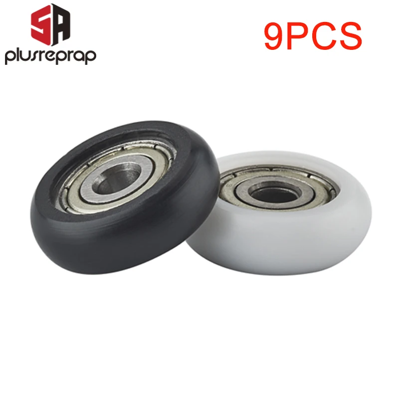9pcs/12pcs/14pcs 625zz Pom Bearings Passive Round Roller Wheel With ...