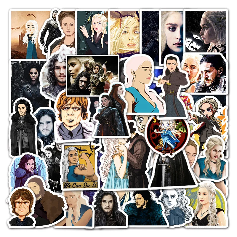 Original Game of Thrones Character Collection Waterproof Graffiti ...
