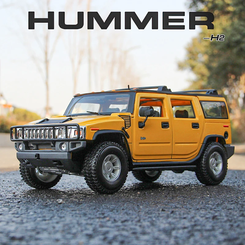 Yellow Hummer H4