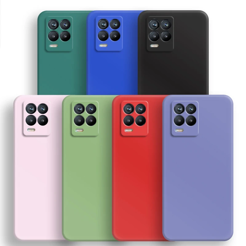 For Realme 8 Pro Case Realme 8 Pro Cover New Liquid Silicone Shockproof ...
