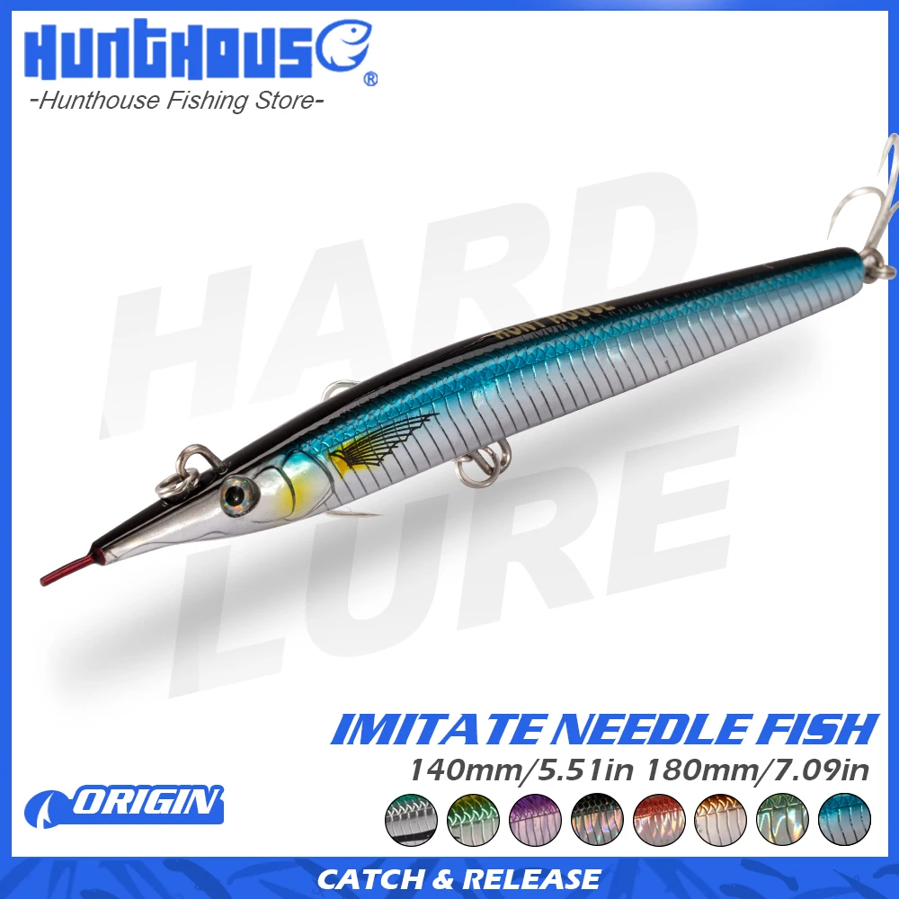 Hunthouse-leurre-stickbait-needle-pencil-sea-fishing-lure-hard-bait-sea ...