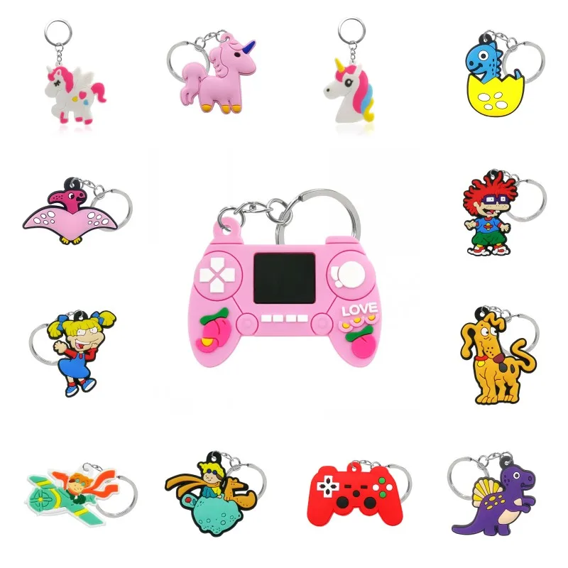 Cartoon Key Chain Lot 100 | Lot Keychains Pvc | 20pcs Cartoon Keychain ...