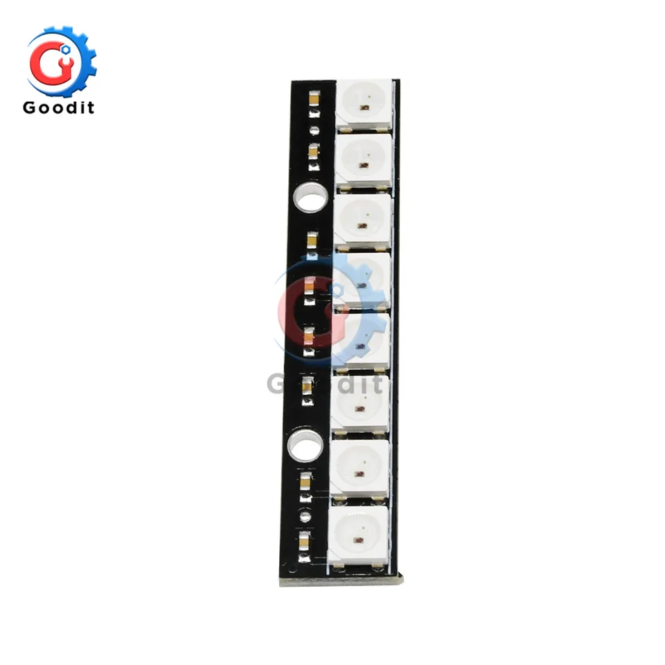 Addressable LED Arduino WS2812B 10x10 RGB LED Matrix Panel - 100 Bit ...