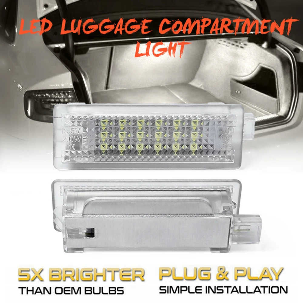 2Pcs-White-LED-Interior-Boot-Trunk-Lamps-Luggage-Compartment-Light-For ...