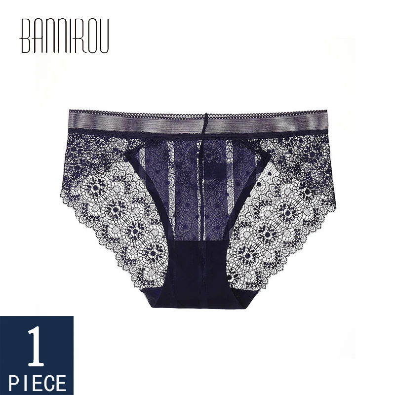 Bannirou calcinha erótica feminina, lingerie sexy de renda, alta ...