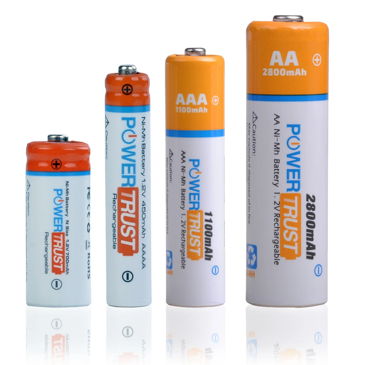 1.2V Rechargeable AA AAA AAAA LR1 N Size Battery for Calculator Alarm ...