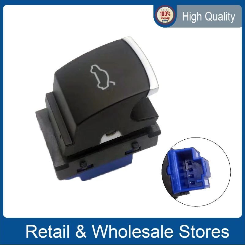 Chrome-Rear-Trunk-Switch-Boot-Lid-Release-Button-For-Passat-B7-2012 ...