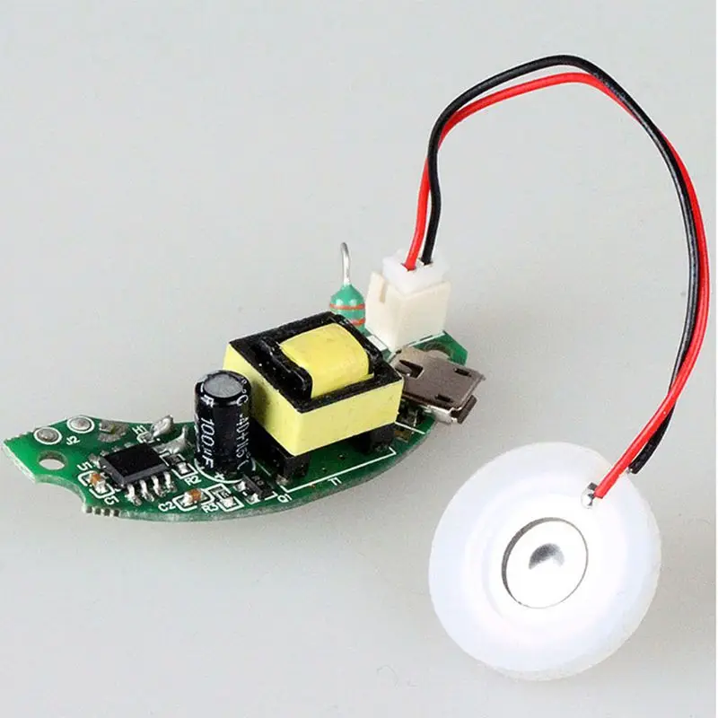 Usb 미니 가습기 Diy 키트 미스트 메이커 및 드라이버 회로 기판 안개 분무기 시트 미니 진동 플레이트 액세서리usb