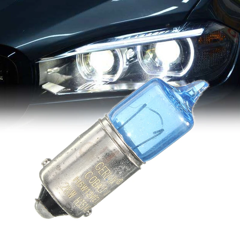 2pcs-6W-BAX9S-H6W-Super-White-5000K-Car-Auto-Xenon-Sidelight-Bulbs-Turn ...
