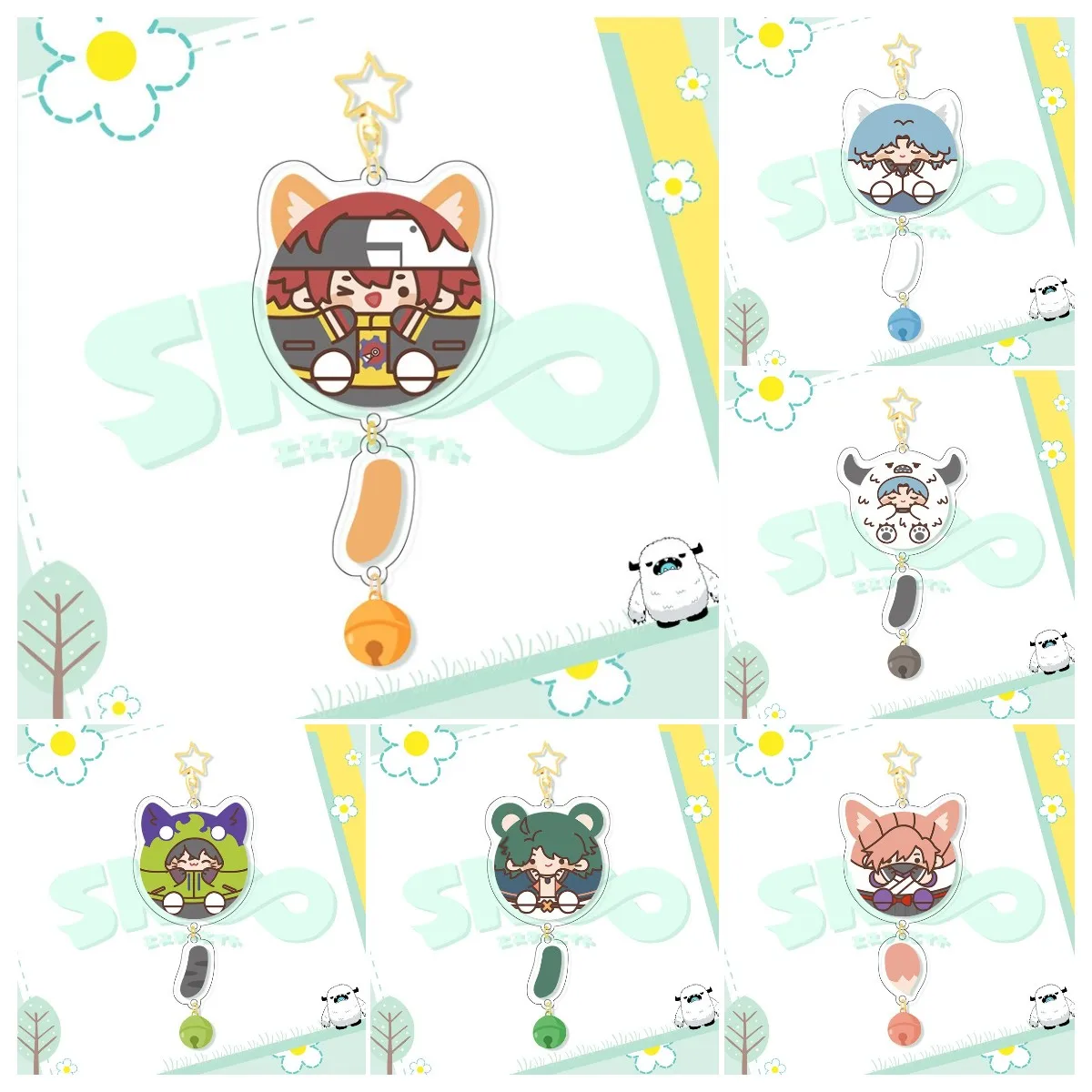 New Anime Keychains SK8 The Infinity Reki Kyan Langa Hasegawa Miya ...