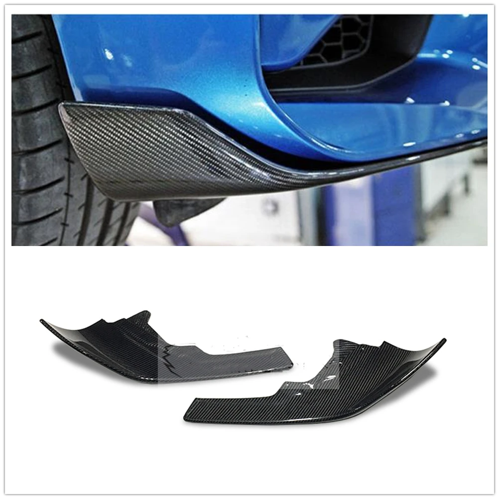Front Bumper Side Splitter Cover For Bmw F87 M2 2016-2018 Carbon Fiber ...