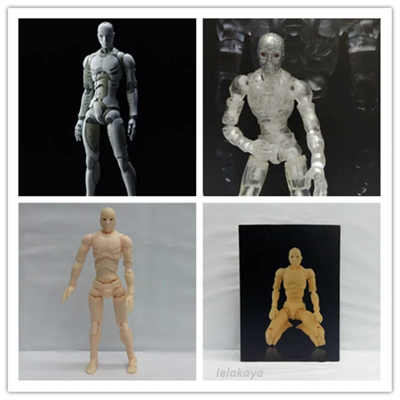 New Type Synthetic Human Movable Model Male Body 1/12 Scale Anime ...