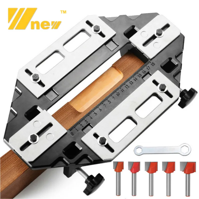 Woodworking-Slotting-Locator-W-Router-Bit-Aluminum-Alloy-Hinge-Slot ...