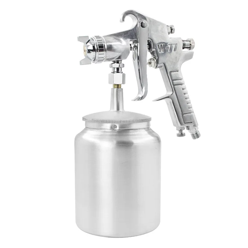 W77 Silver Spray Gun 2.5mm Spray Guns For Painting Furniture Cars ...