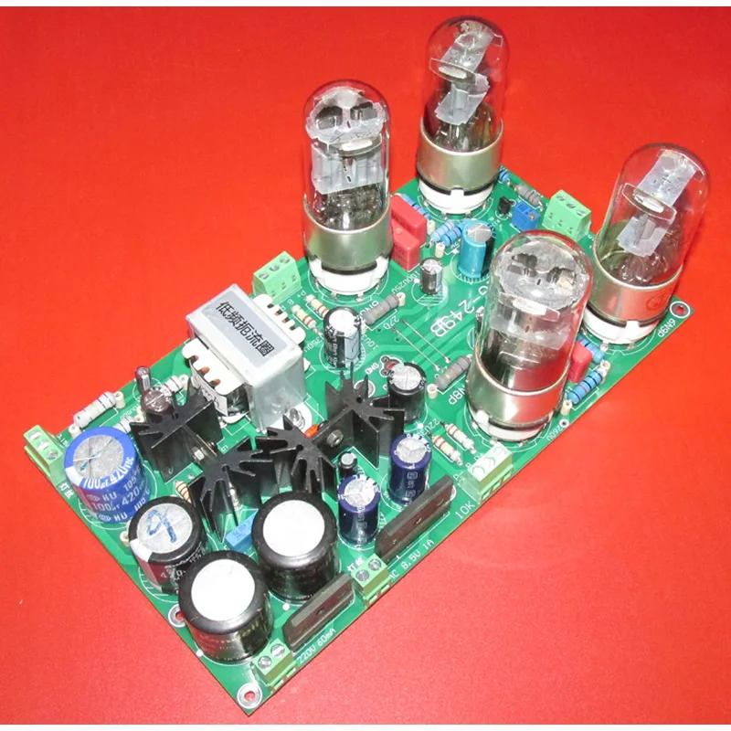 튜브 6N9P + 6N8P 푸시 풀 출력 2.5W + 2.5W 전력 증폭기 보드/amp 보드 LG249B, 사운드는 투명하고 ...