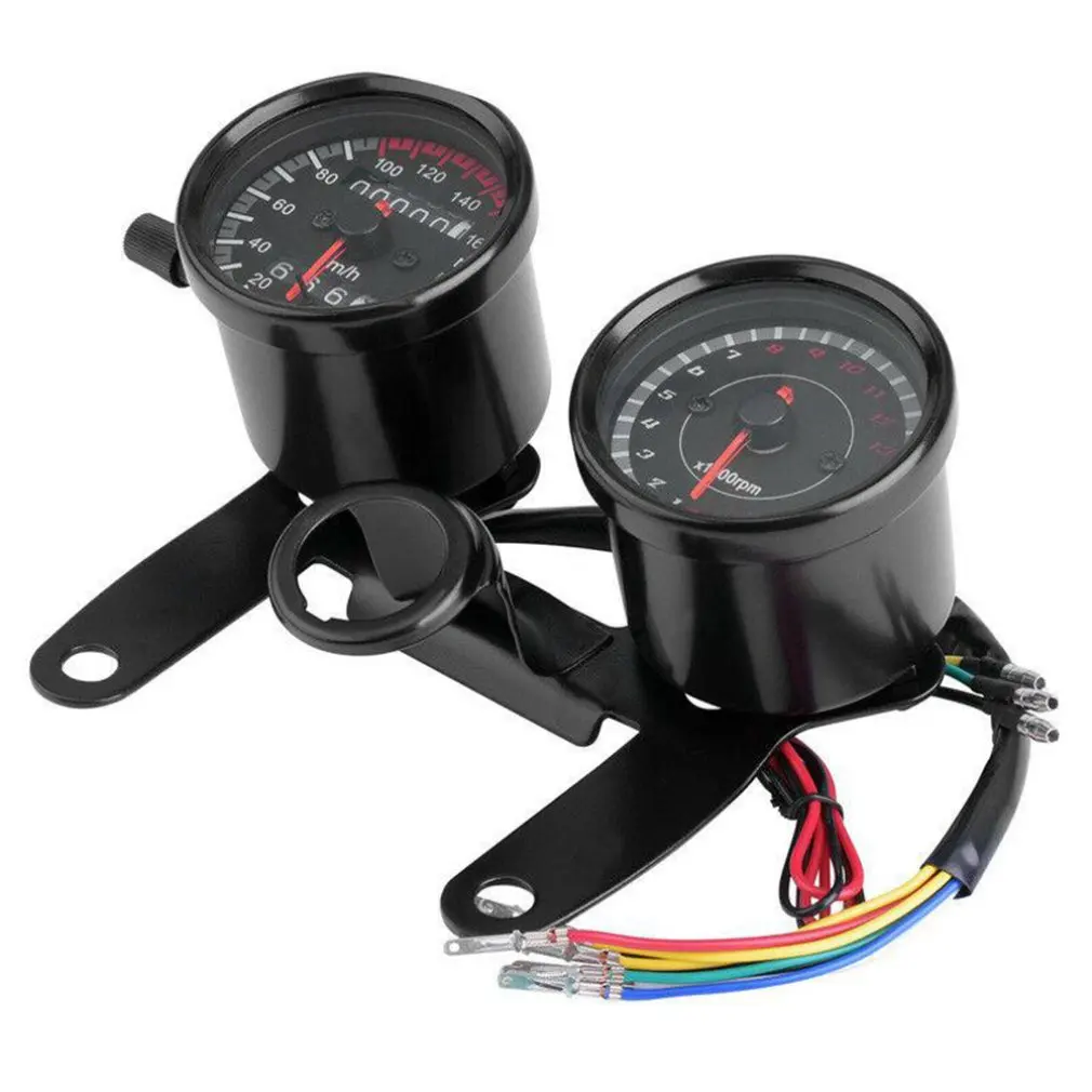 Motocicleta odômetro velocímetro, tacômetro, LED Speed Meter, moto ...