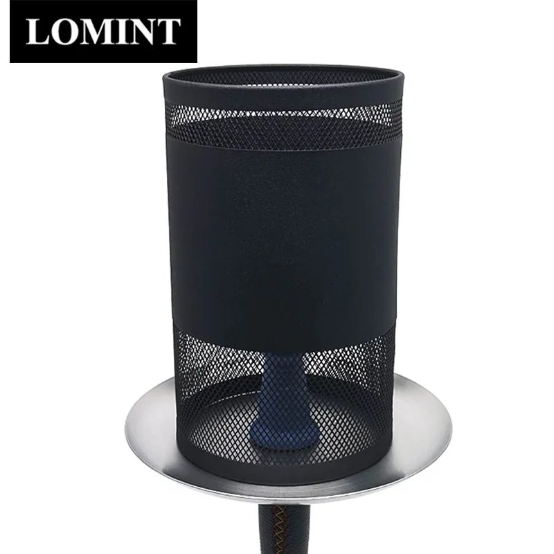 LOMINT-Metal-Mesh-Hookah-Wind-Cover-Black-Silver-shisha-Chicha-Narguile ...