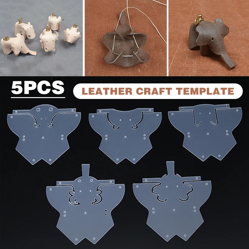 5pcs-set-PVC-Leather-Template-Animal-DIY-Sewing-Pattern-Stencils-Craft ...