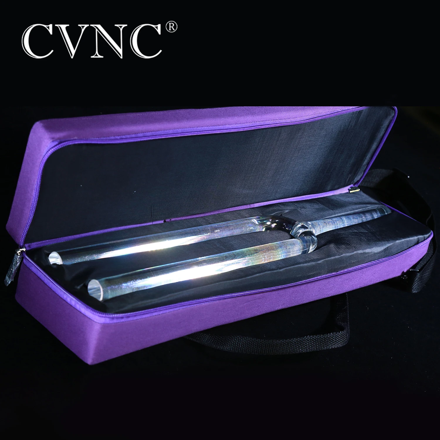 CVNC 20mm C/D/E/F/G/A/B Note Clear Cosmic Light Quartz Crystal Singing ...