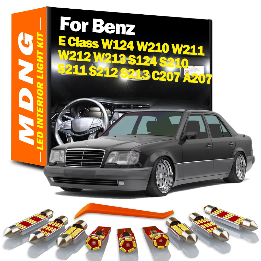 MDNG-Canbus-Auto-LED-Interior-Light-Kit-For-Mercedes-Benz-E-Class-W124 ...