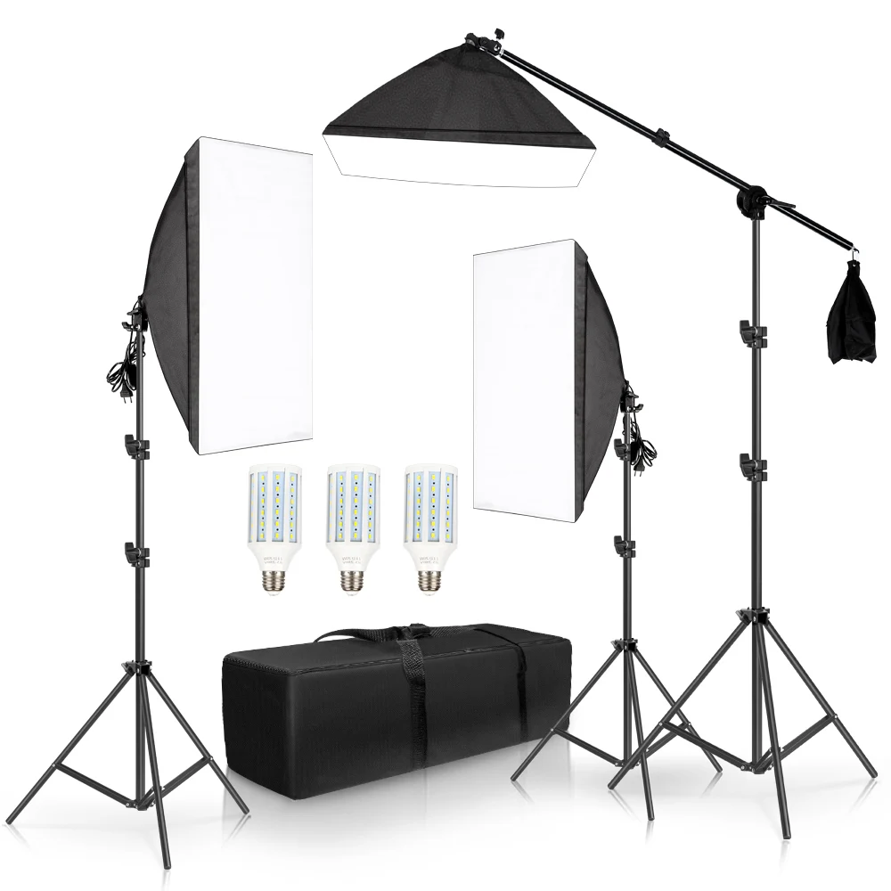 Kit-de-iluminaci-n-continua-para-estudio-fotogr-fico-softbox-de-luces ...