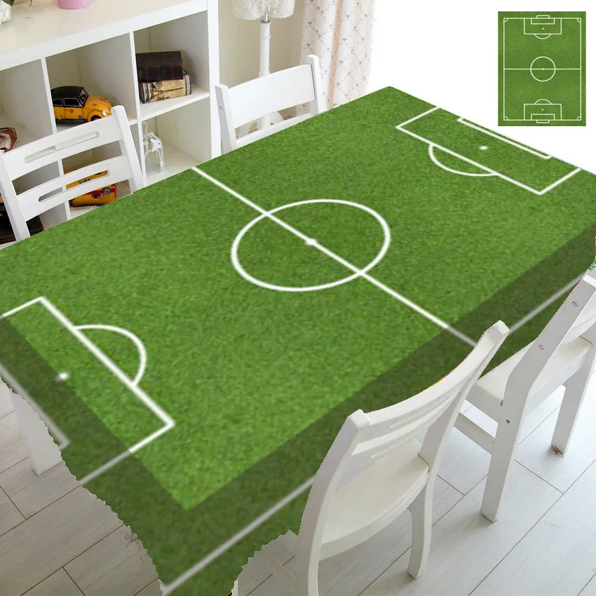 Funny Soccer Field Football Party Home Decor Waterproof Sport Football ...
