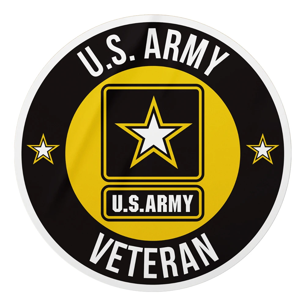 Bumper Stickers FLAG Proud US Army Veteran Armed Forces Military Decal ...