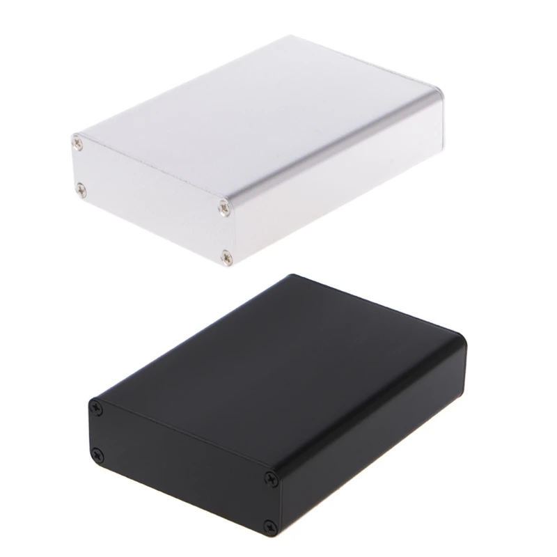 Black -Boîtier électronique en aluminium,boîtier électronique pour ...