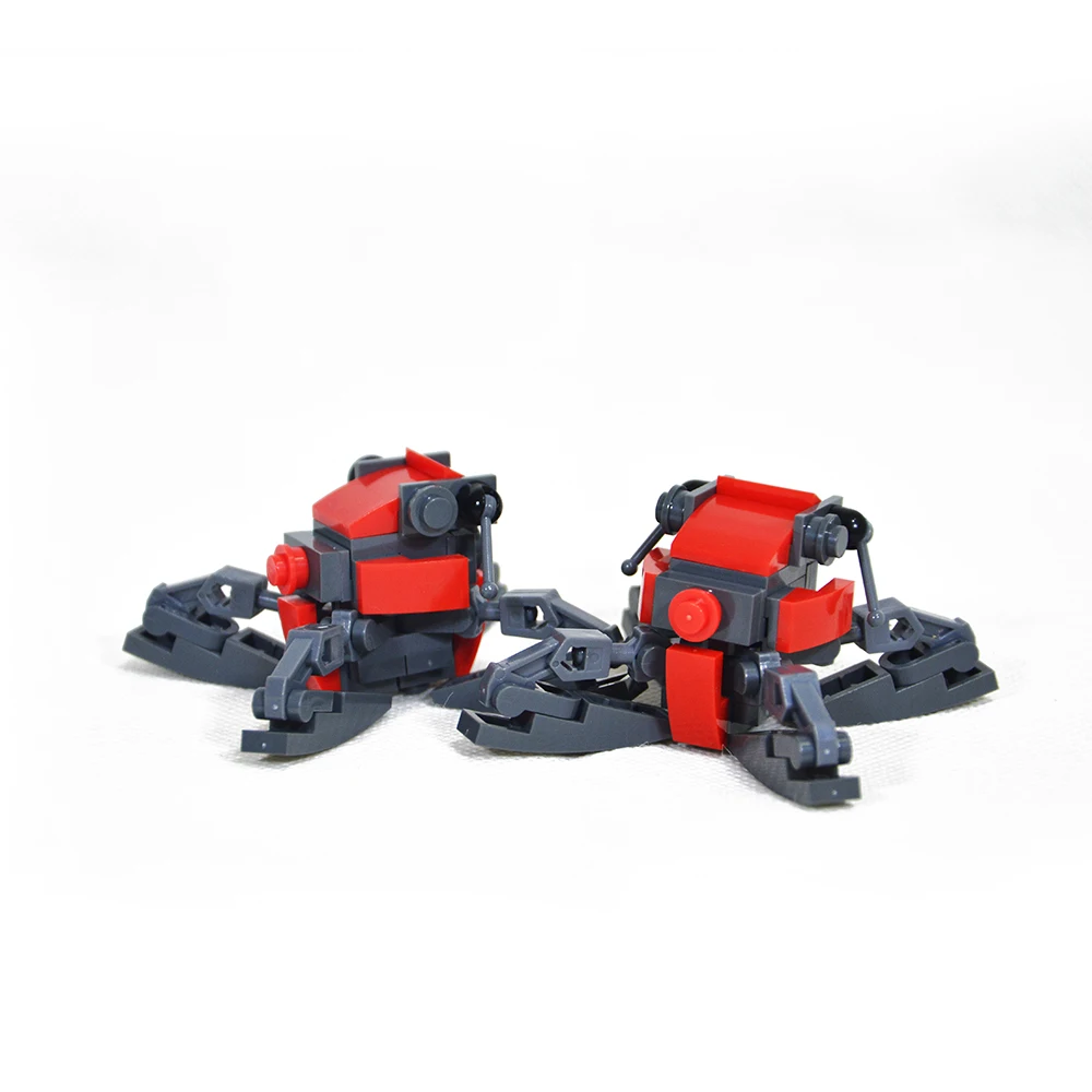 Diy Moc Mech Adult Blocks Star Small Future Multi-legged Mech Human ...