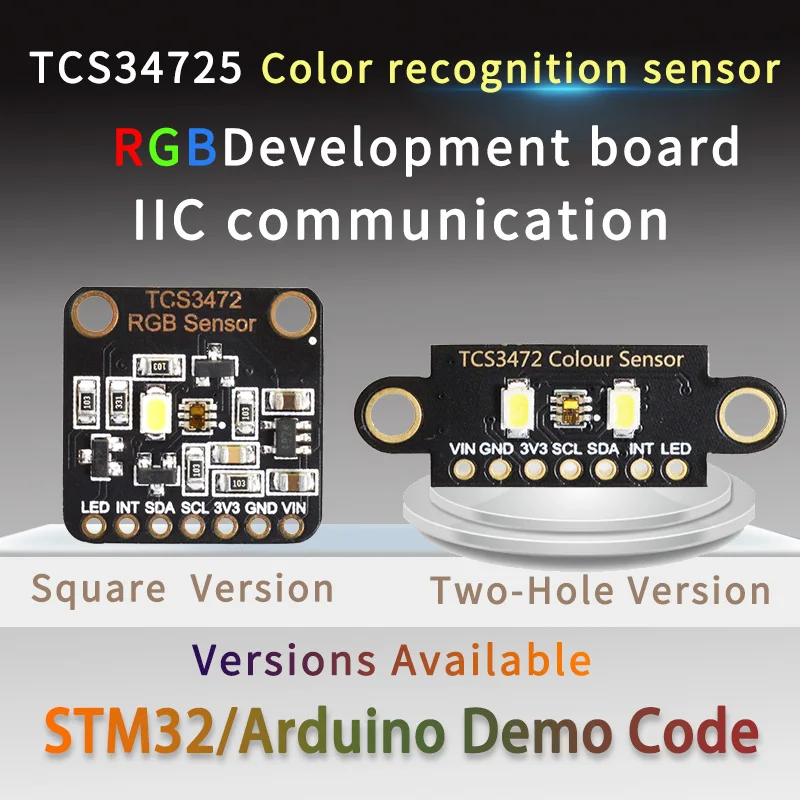 TCS34725 컬러 센서 인식 모듈 Arduino STM32 용 RGB 개발 보드 IIC|센서들| - AliExpress