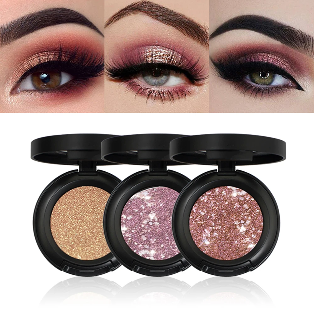 Charming Glitter Shimmer Eyeshadow Long-lasting Waterproof Sweat-proof ...