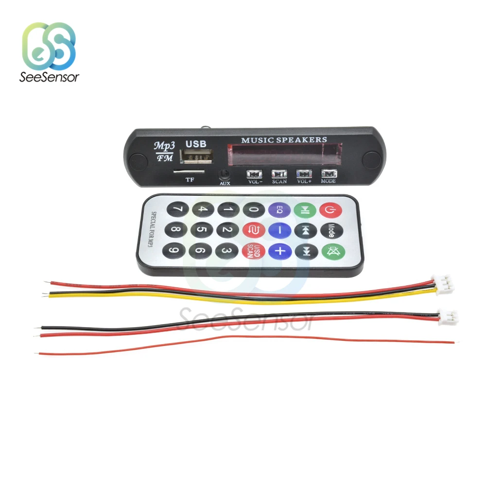 Wireless Mp3 Player Module Usb Aux Tf Card Audio Line In Fm Radio Mp3 ...