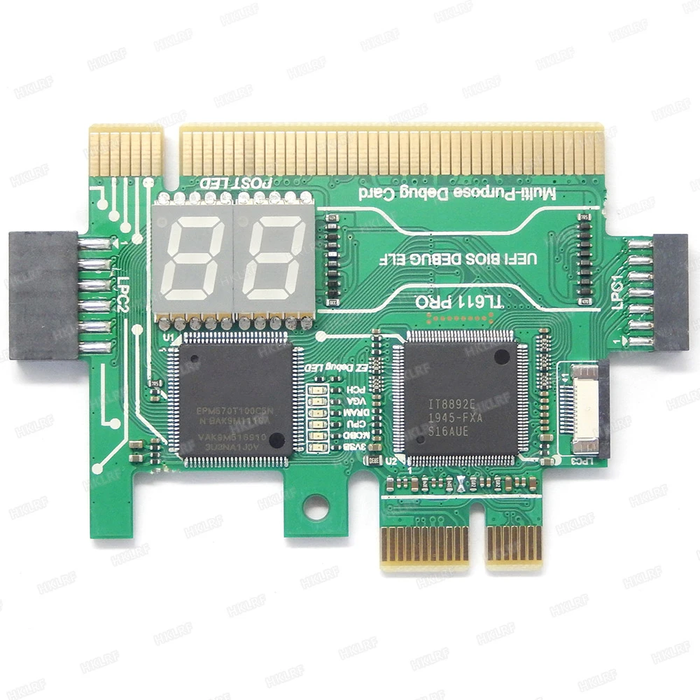 Tl611 Pro Analyzer Diagnostic Lpc-debug Card Pci Pci-e Lpc-debug Post ...