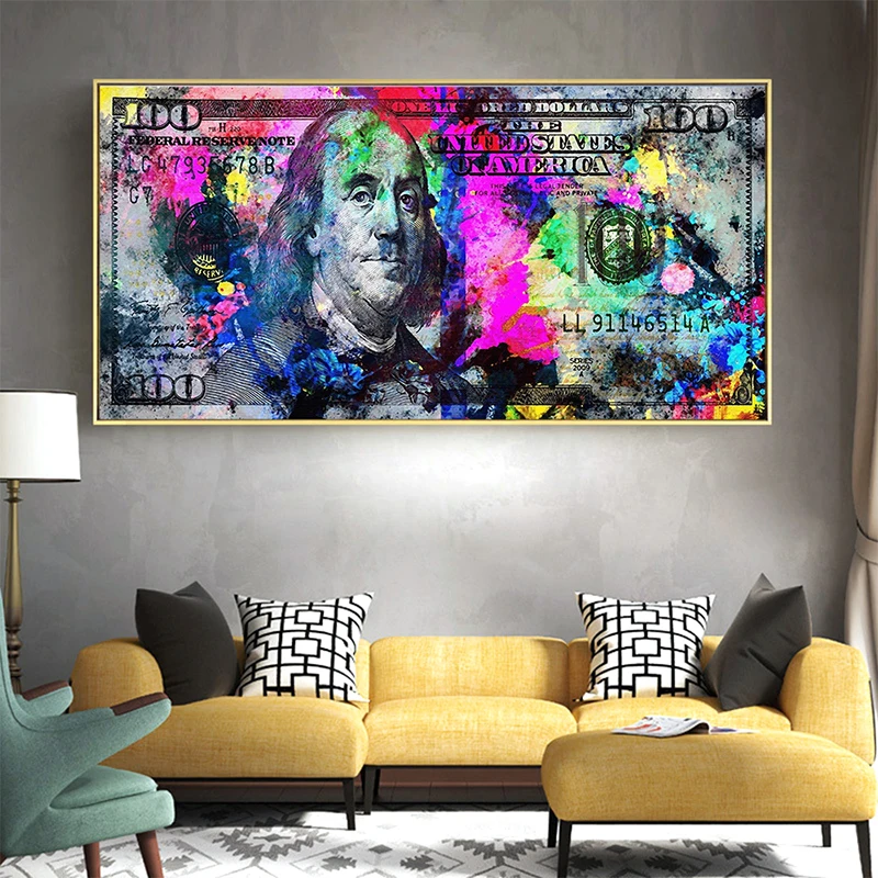 DDHH pintura sobre lienzo para decoración del hogar, cuadro de arte de ...