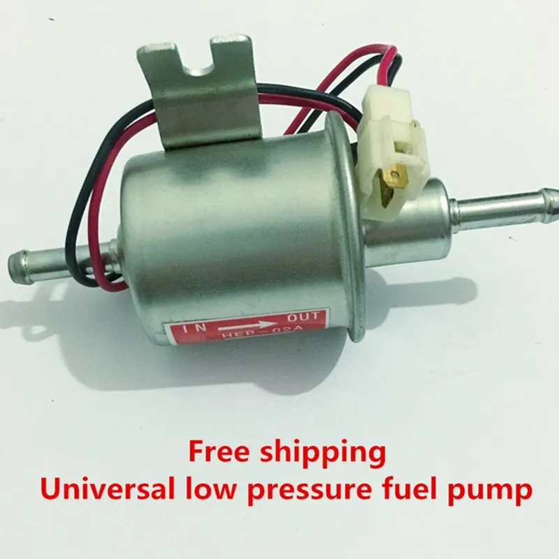 Bomba de combustible eléctrica Universal de baja presión, 12V, HEP 02A para carburador ...