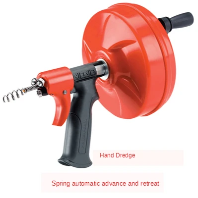 Multifunction Toilet Dredge Sewer Dredge Artifact Home Hand Cranked ...