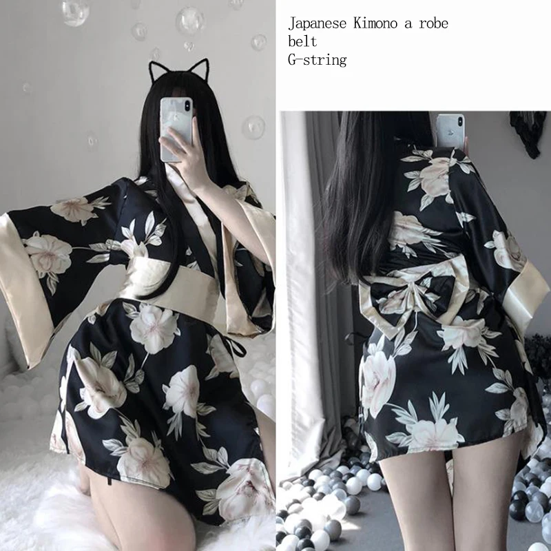Silk Robe Yukata Costumes Gowns | Apparel Japanese Women Kimono ...