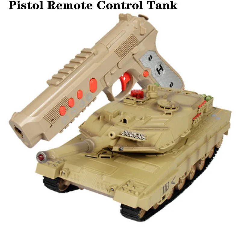 Remote Control Tank Charging Combat Tank Pistol Remote Control Rotating ...