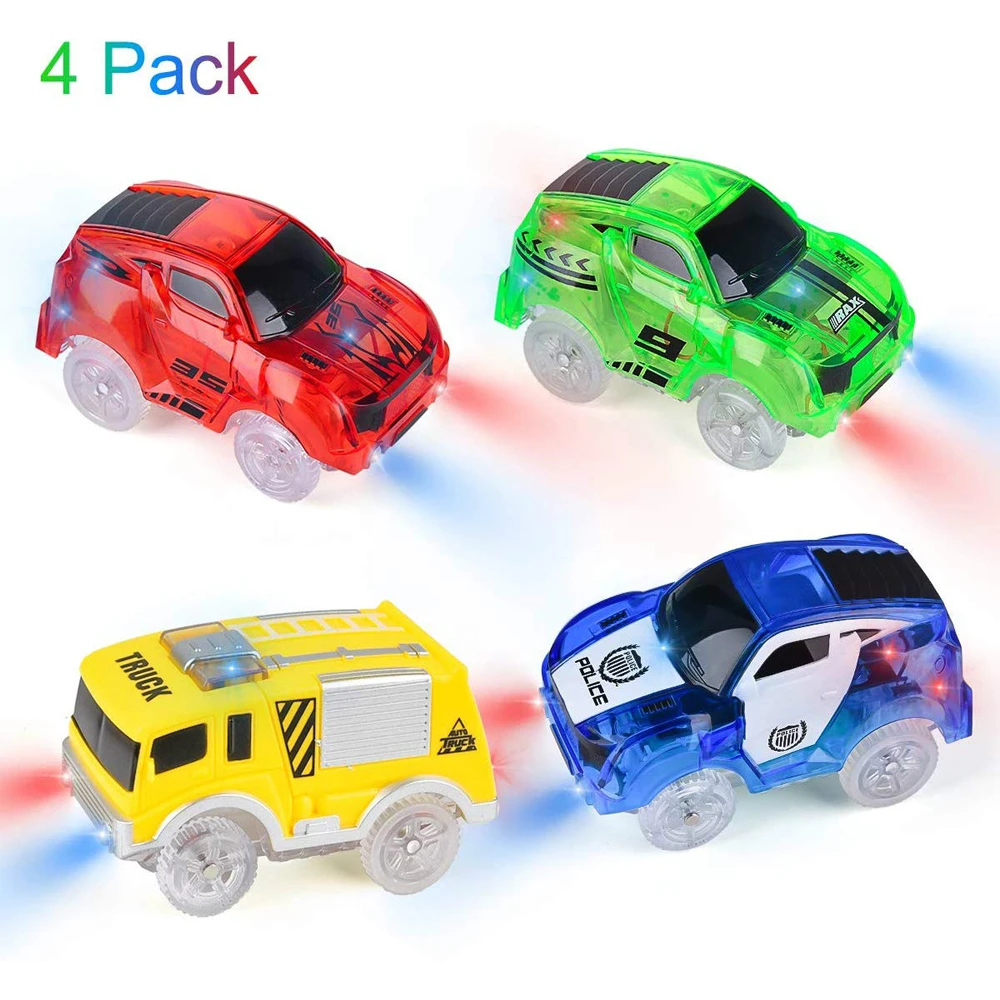 Toy Cars Magic Glow Track Set Children | Magical Car Track Truck ...