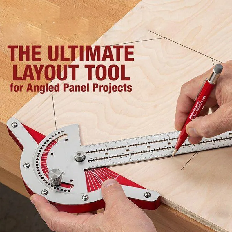 Angel Ruler Woodwork Efficient Protractor Angle Protractor Measuring ...