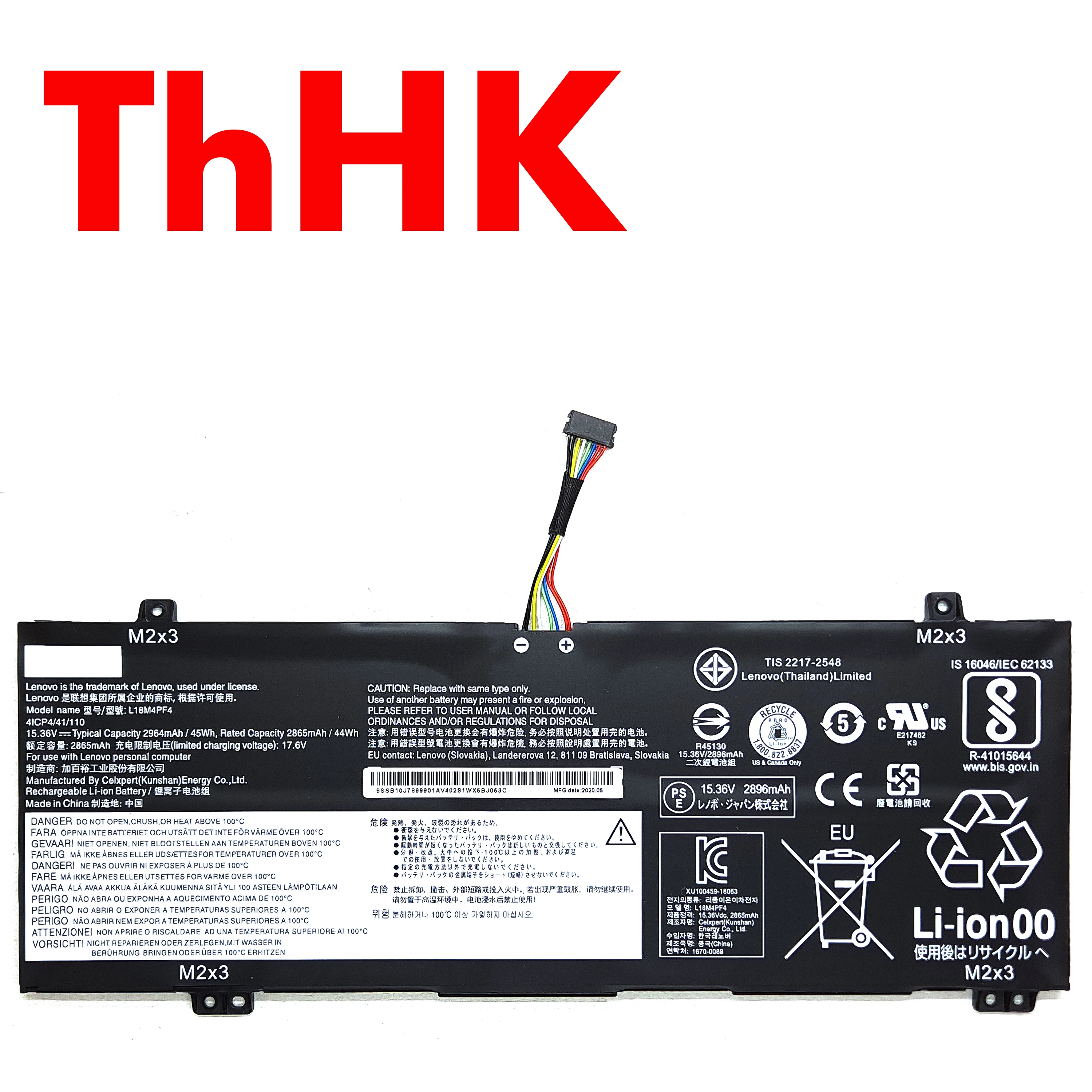 Genuine Original 45wh L18m4pf4 L18m4pf3 L18c4pf3 L18c4pf4 Battery For ...