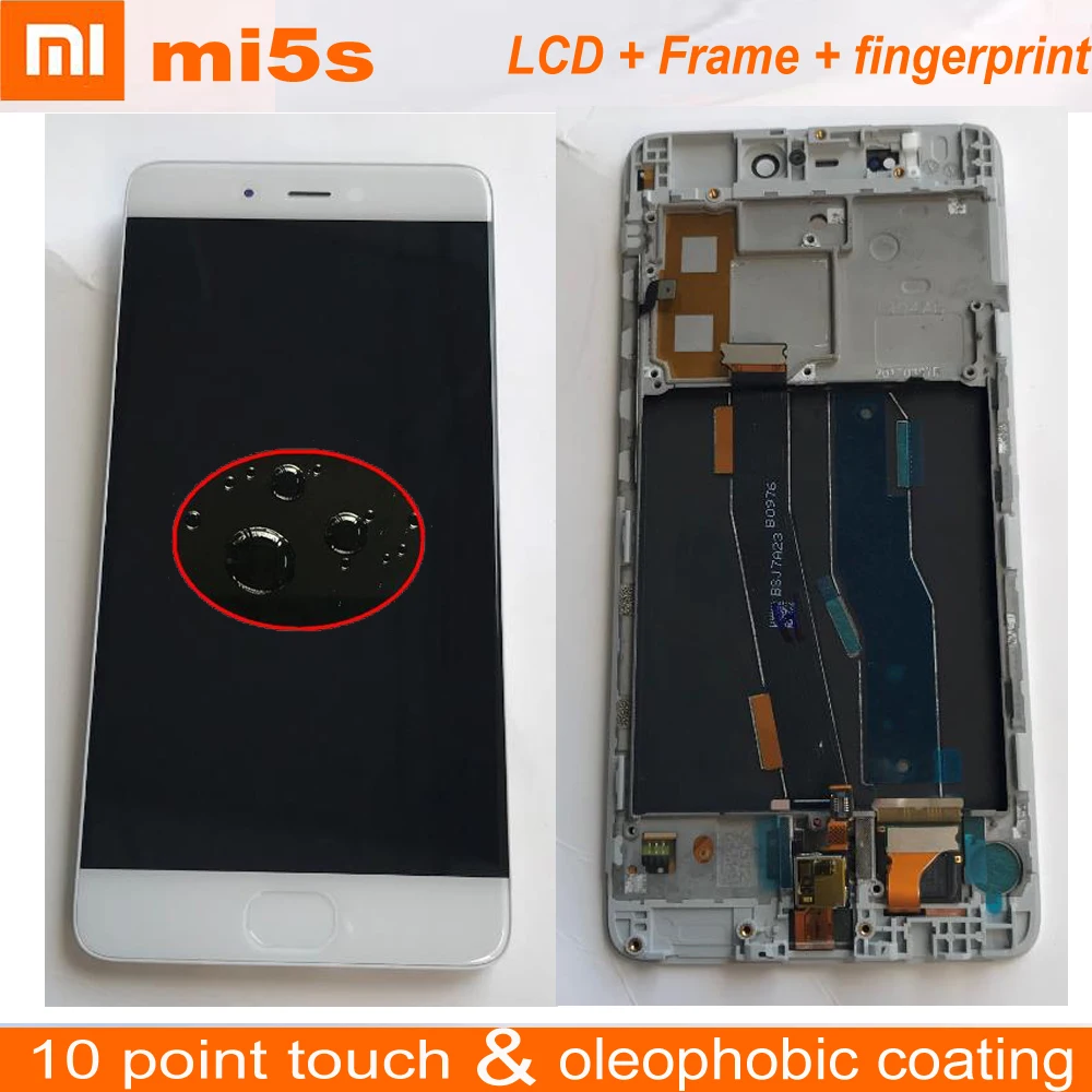 Лучший ЖК-дисплей кодирующий преобразователь сенсорного экрана в сборе датчик с рамкой для Xiao ...