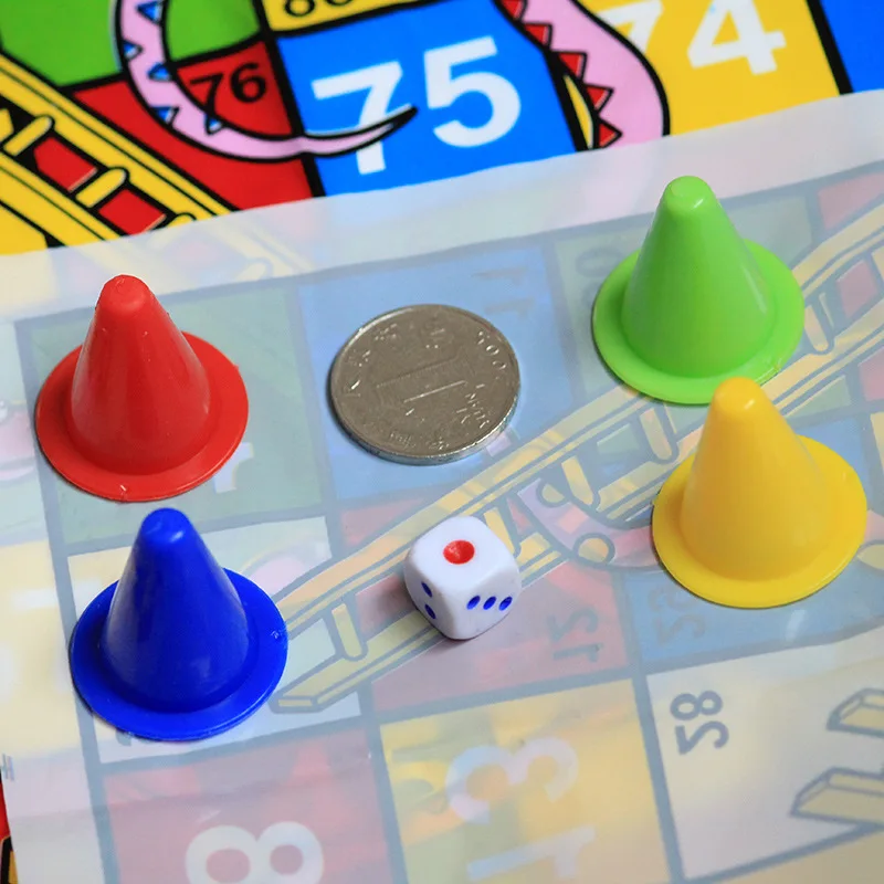 Snake and Ladder Game - Huilong Flying Chess Set with 3D Snake ...