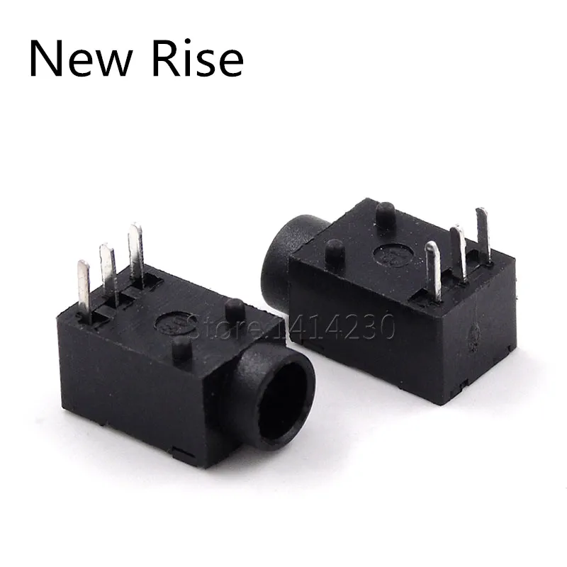 10Pcs Dc Power Jack Socket Connector DC003 3.5X1.35Mm 3pin 5V 2A DC ...