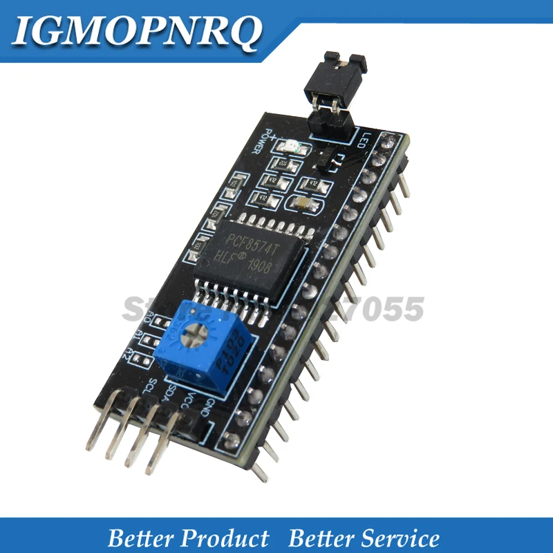 Placa adaptadora LCD LCD1602, edición adaptadora LCD2004, IIC/I2C/TWI SPI, interfaz Serial ...