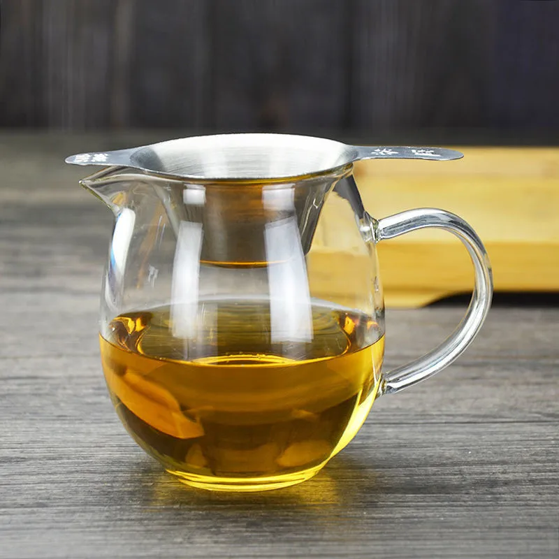 Glass Tea Pitcher with Stinless Steel Filter Heat-Resisting ...