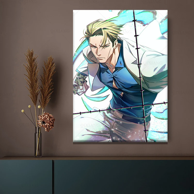 Prints Wall Art Manga Premium Art Print Wall Decor Kento Nanami Jujutsu ...