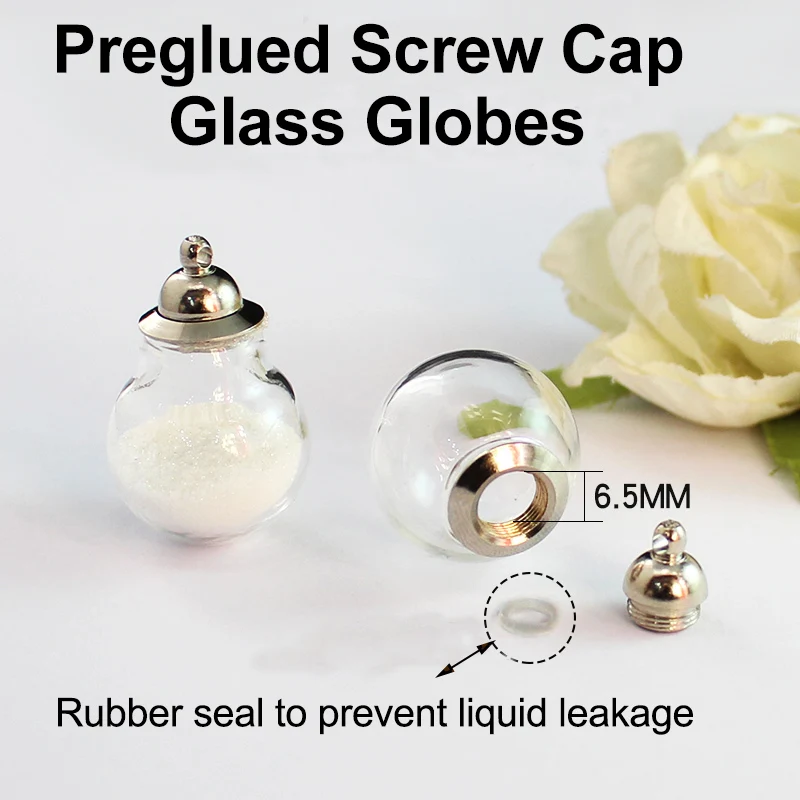 Hollow Fillable Glass Hair Locket Cremation | Hollow Fillable Glass ...