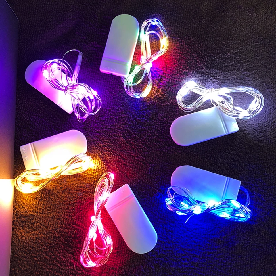 Battery Powered Mini Wire Lights | Mini Led Light Garland Batteries ...